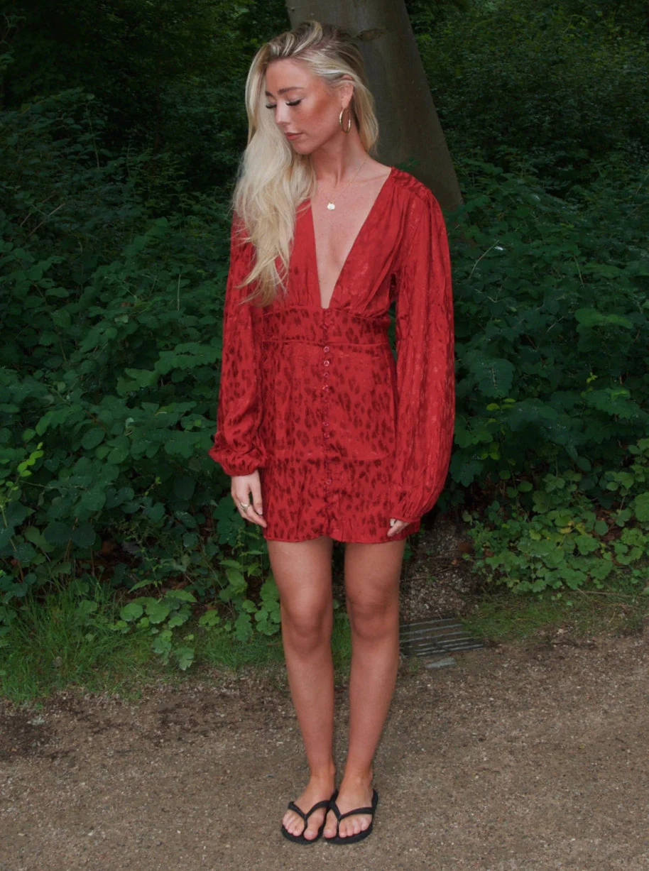 Mary Dress - Red - Design By Si